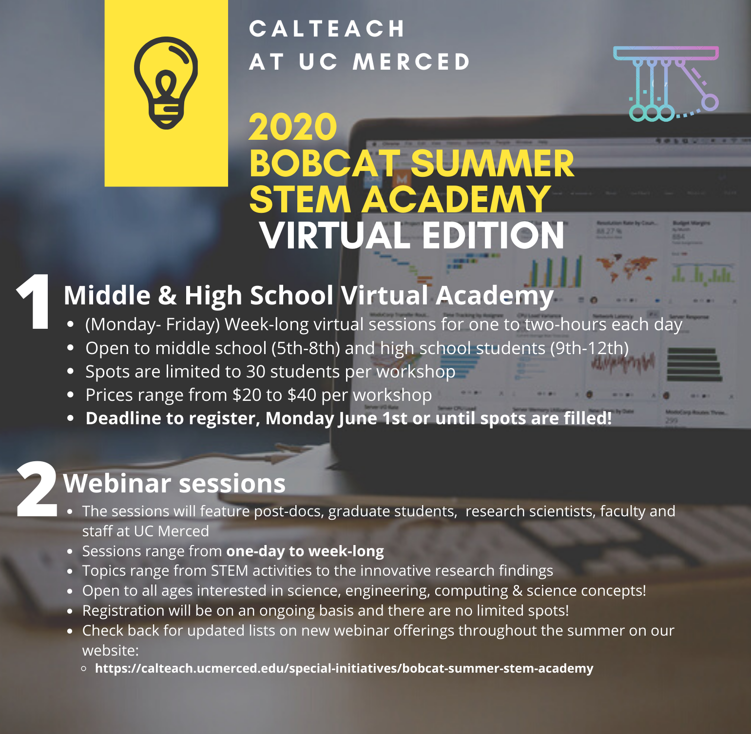 2020 Bobcat Summer STEM Academy - Virtual Edition | CalTeach