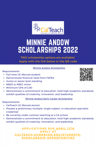 Scholarship Opportunities | CalTeach